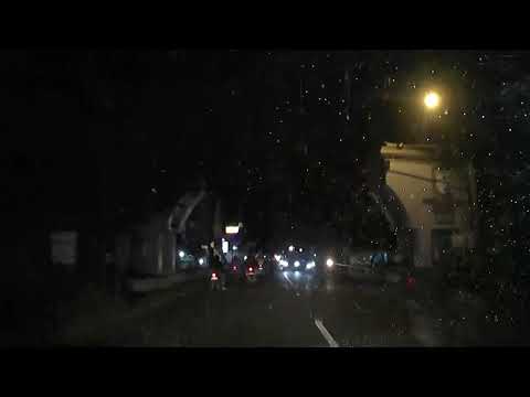 Peaceful Rain Falling During a Night Drive with Soft Car Sounds for Deep Sleep