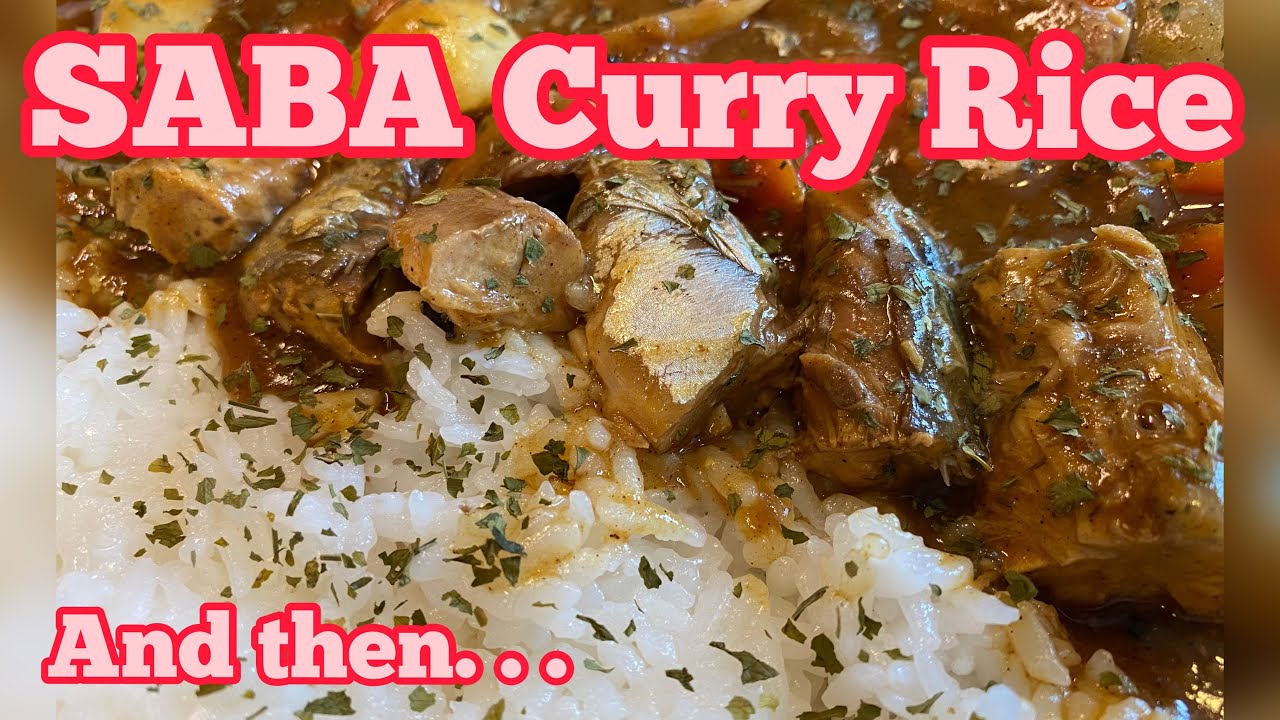 (191) Canned SABA Curry Rice. Canned Boiled SABA is perfect for me ...