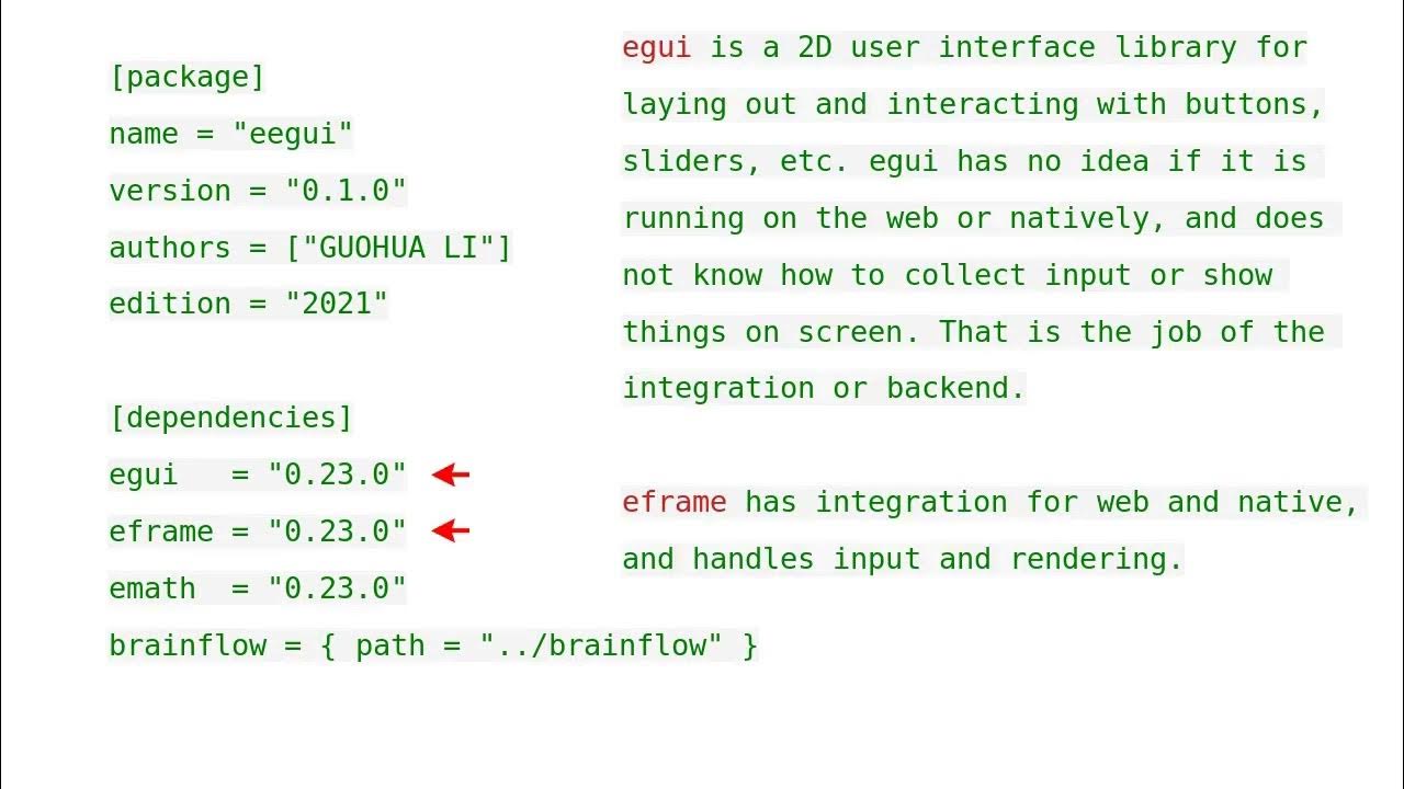 Brainflow@Egui 脑机接口 Rust - YouTube