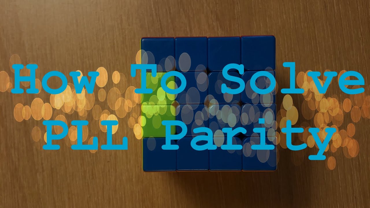 Pll Parity On a 4x4 || Cubing - YouTube