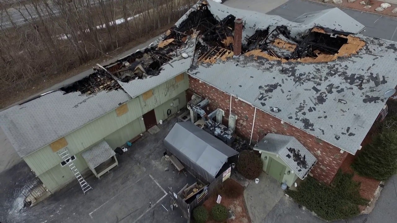 Chester P. Tuttle Post - Fire aftermath - Drone footage 3/19/2019 - YouTube