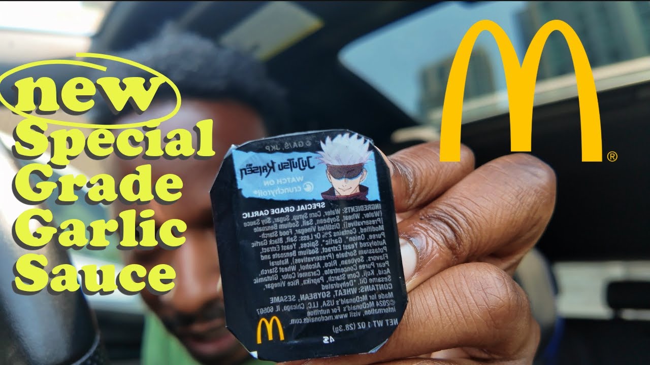 McDonald's Special Grade Garlic Sauce Review: Jujutsu Kaisen Collab ...