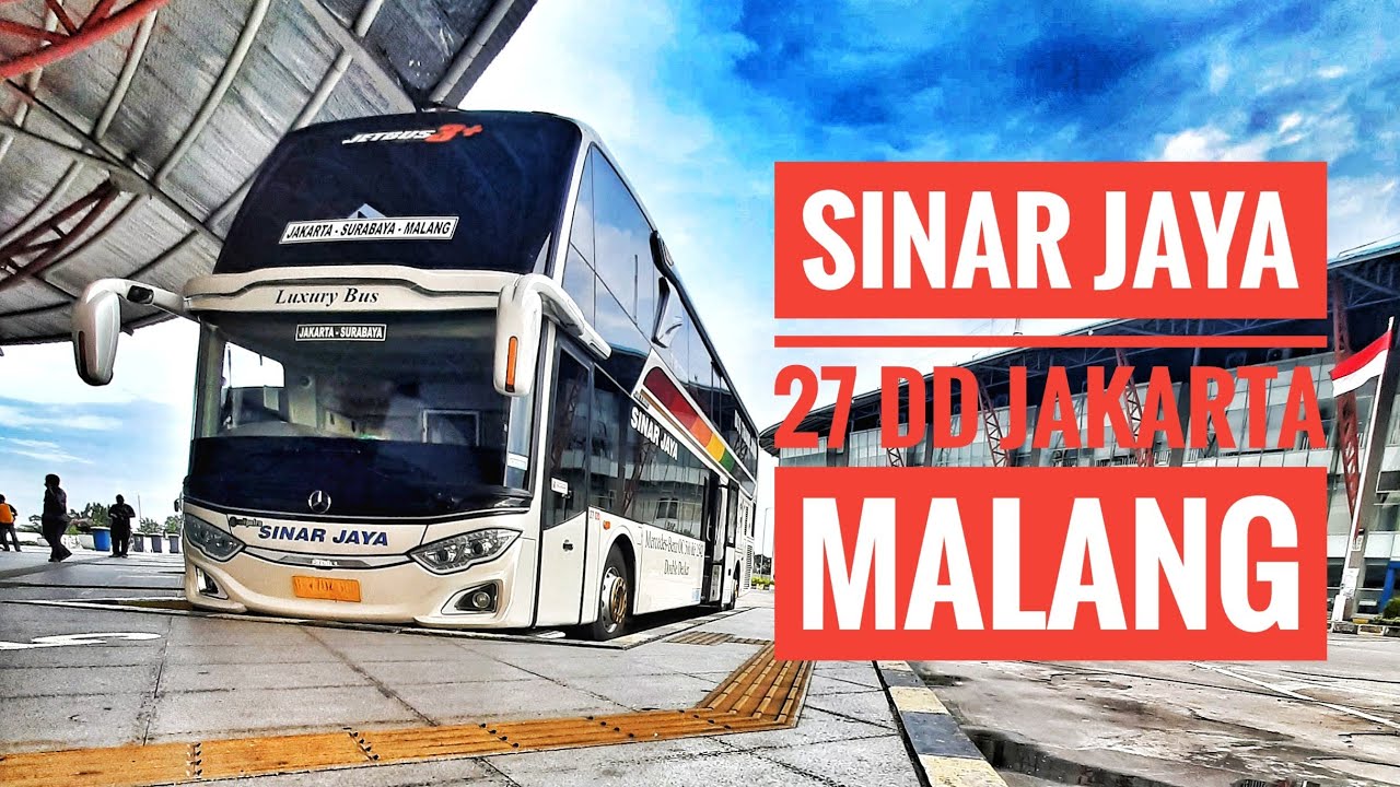 Penumpang full seat II Sinar Jaya Double Decker 27 DD Jakarta Malang ...