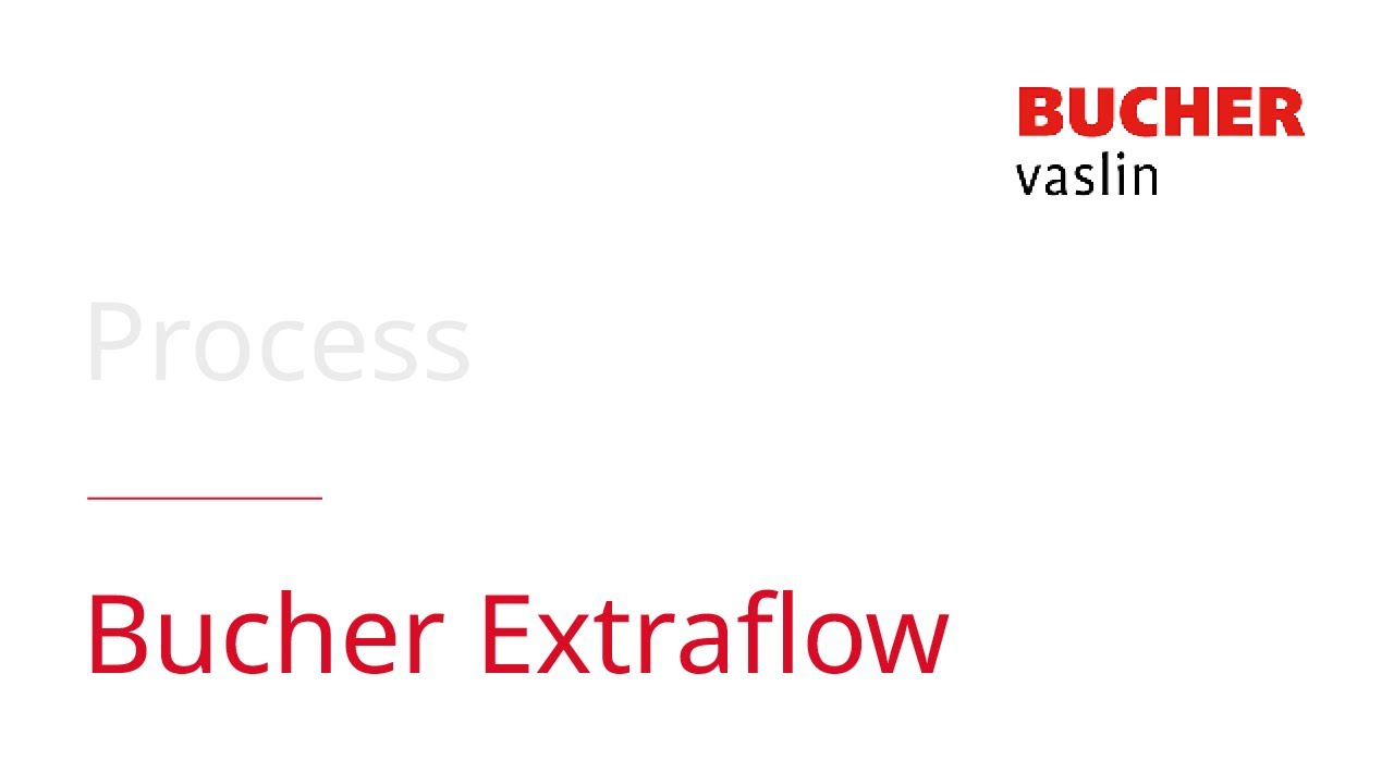 Bucher XPert procédé Extraflow - FR - YouTube