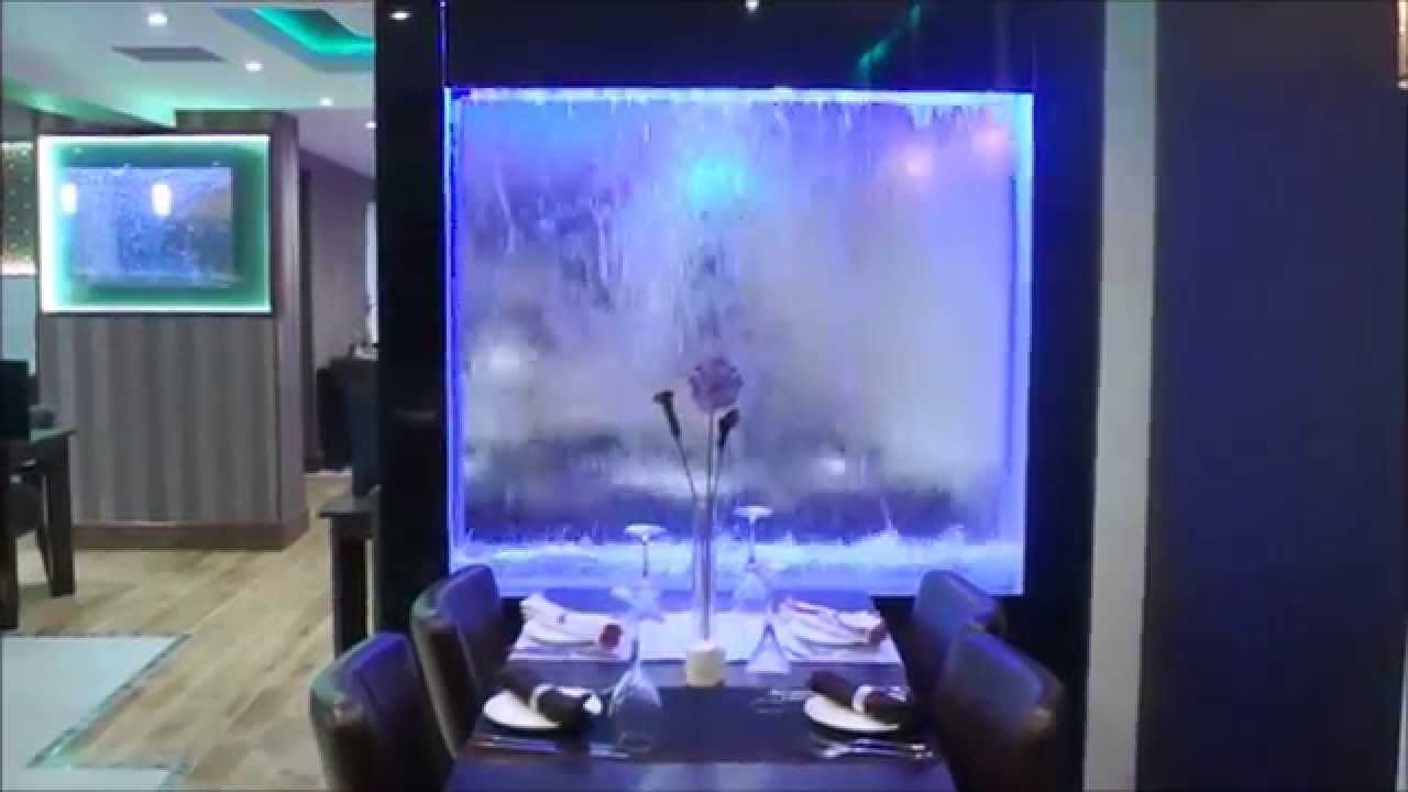 Waterfall wall divider - YouTube