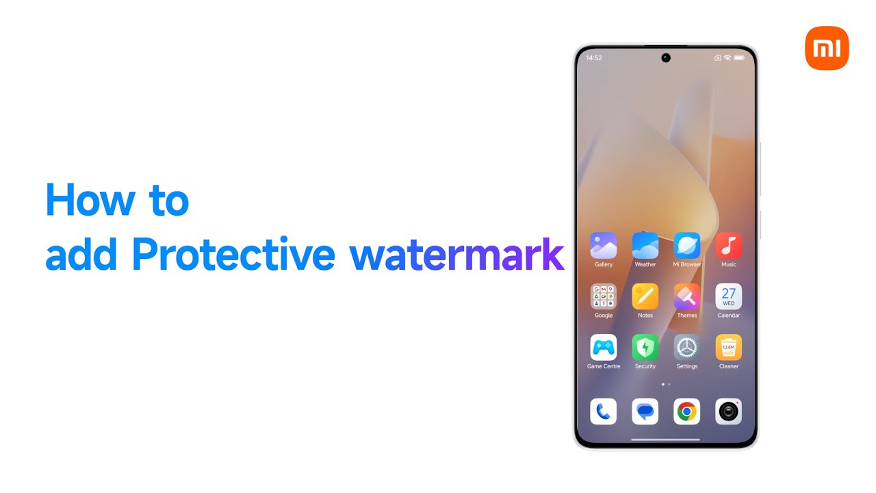 How to add Protective watermark - YouTube