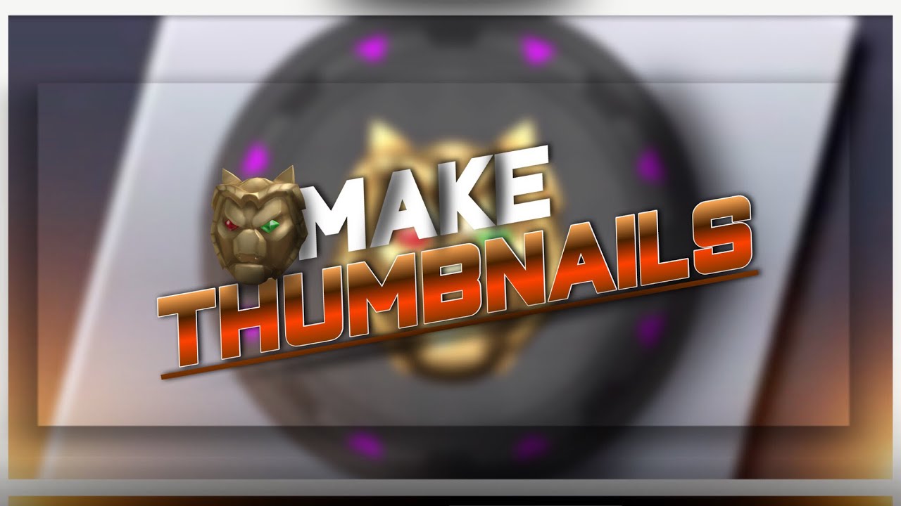 How to make A Thumbnail | CraftyBlocks - YouTube