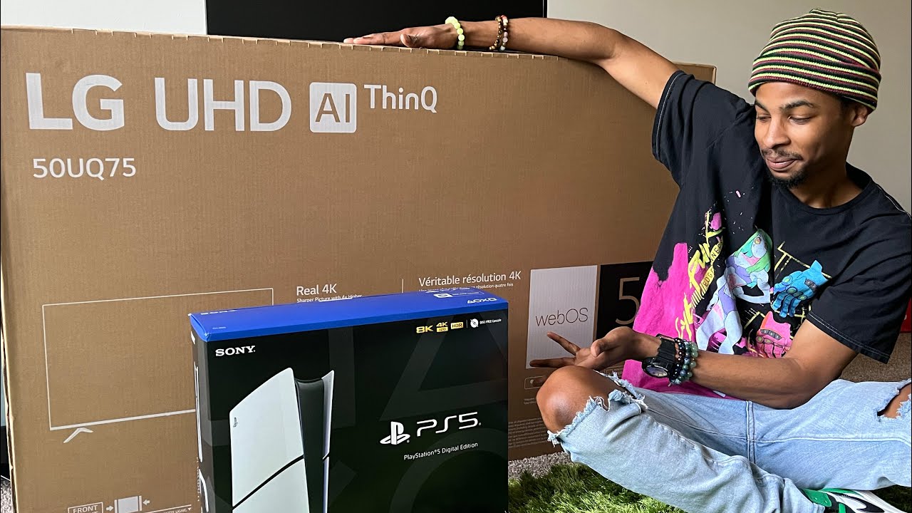 Ultimate Gaming Setup Reveal: Unboxing PS5 and New TV! - YouTube