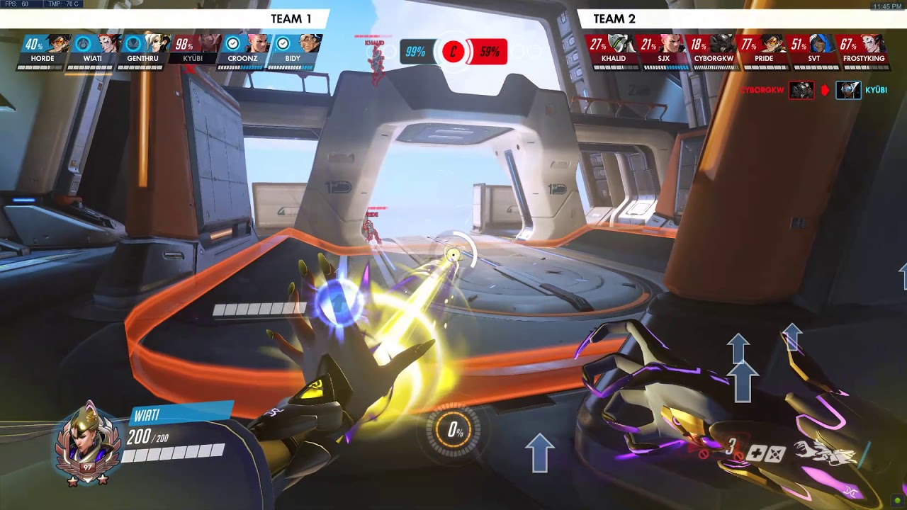 [Overwatch] Moira in BUSAN control point gameplay - YouTube