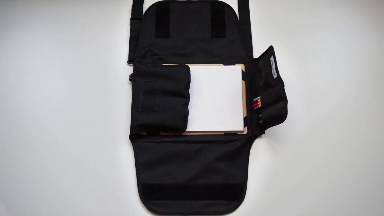 Easel Bag - how it works - YouTube