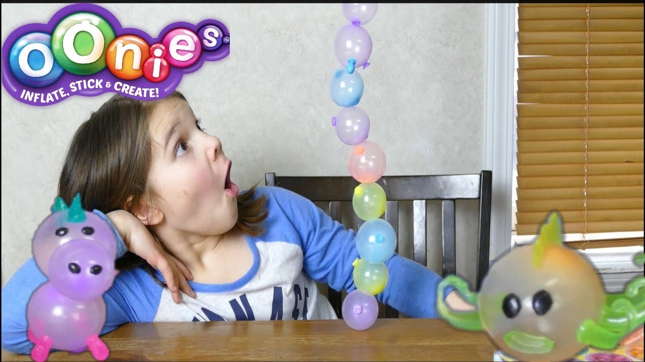 Oonies Challenge! Making Balloon Unicorns with Oonies! - YouTube