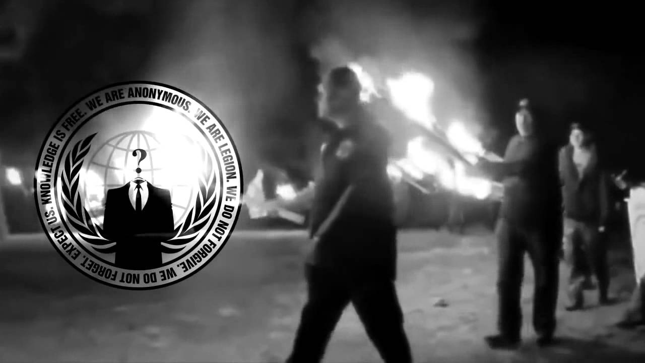 ANONYMOUS Vs Ku Klux Klan #OpKKK - YouTube