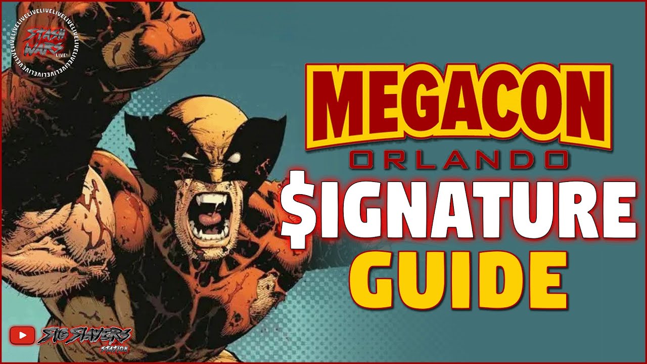 2025 Megacon Comic Book Signature Price Guide: Stash Wars Live - YouTube