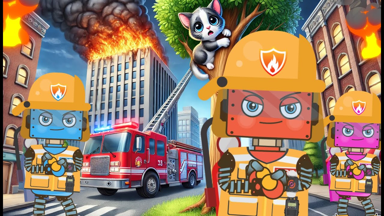 🔥🚒 Firefighters to the Rescue! | Rusty’s World 🚒🔥 - YouTube