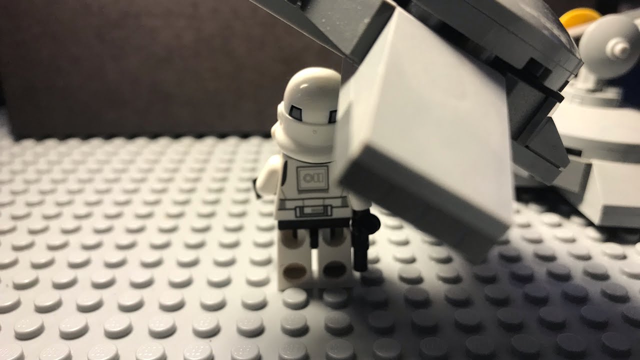 Stormtrooper gets killed by AT-ST - YouTube