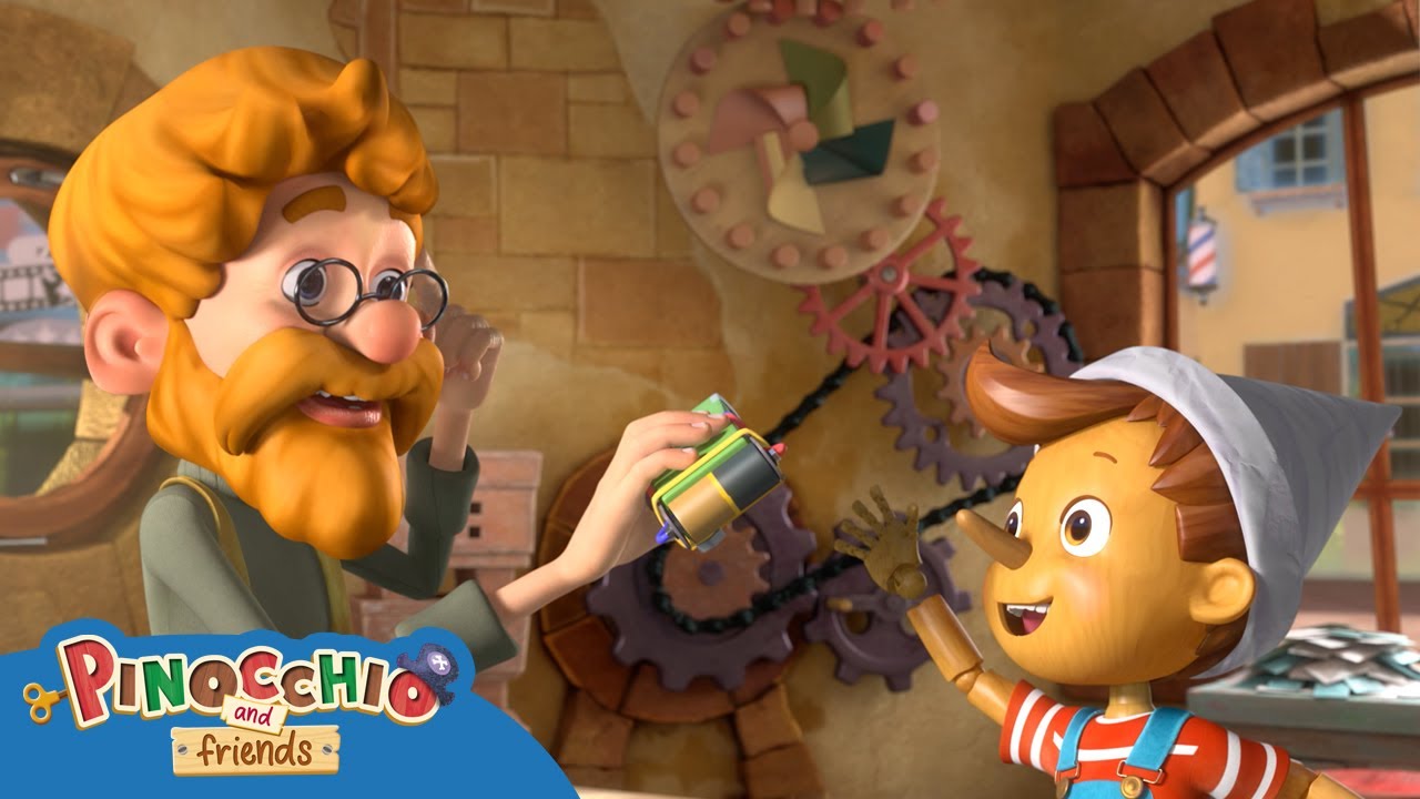 Pinocchio and Friends | Art & Craft con Pinocchio e Geppetto ⚒️ - YouTube