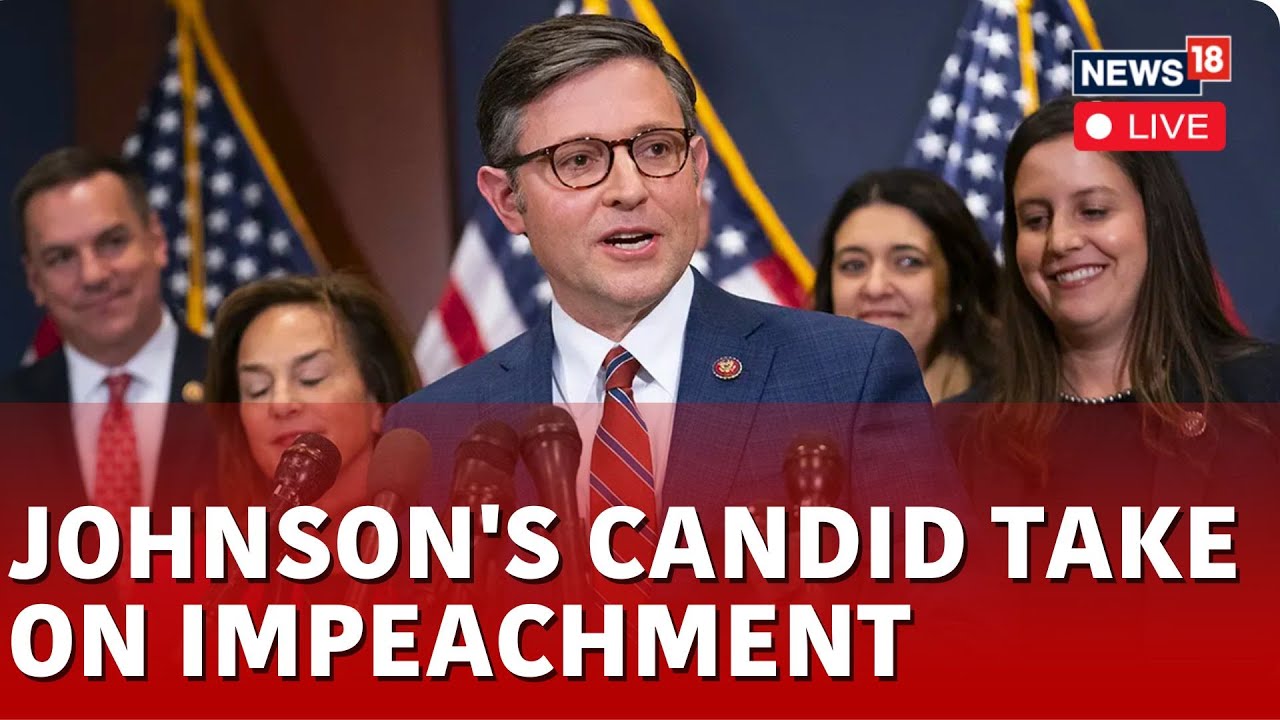 Mike Johnson LIVE | USA News Live | House Leadership Republican Press ...