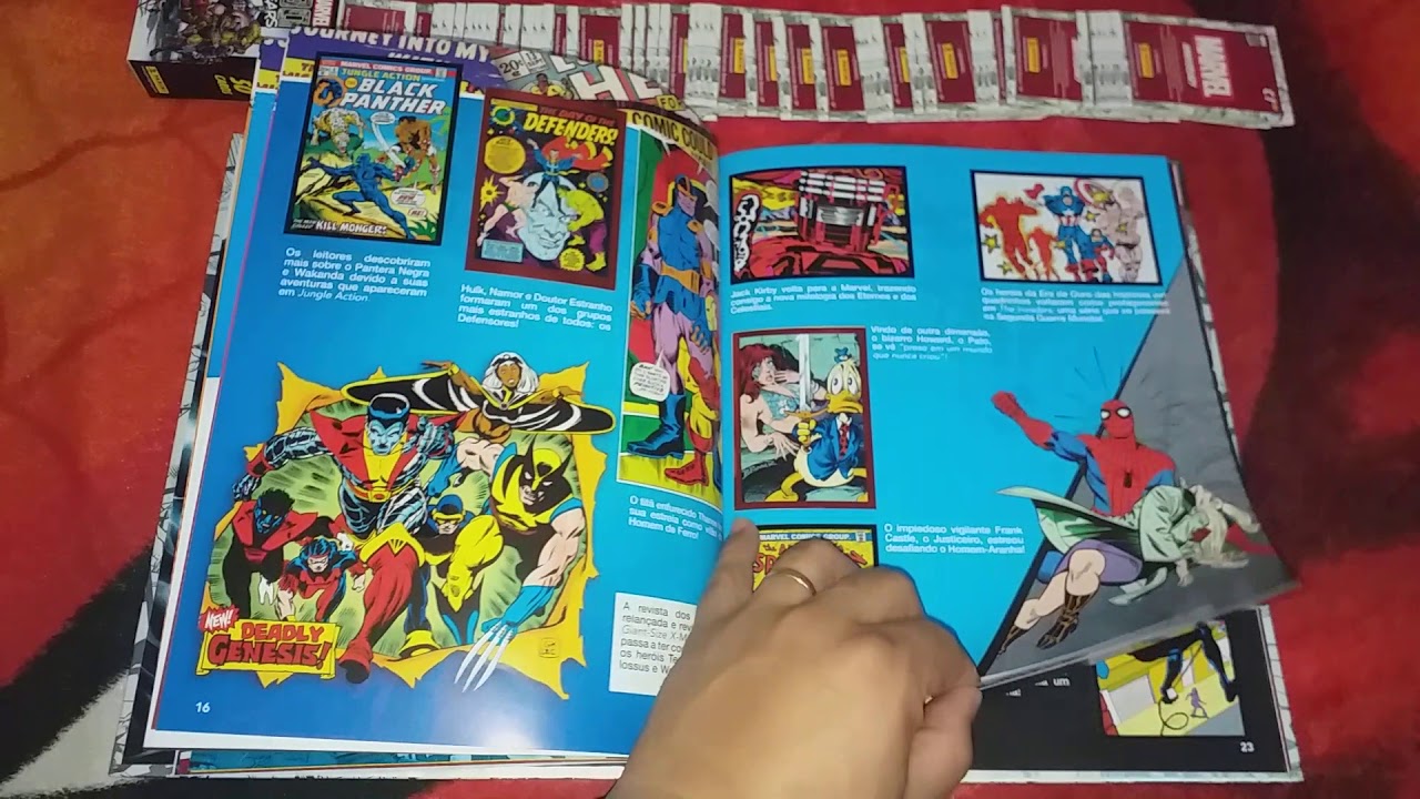Álbum Marvel 80 Anos Completo - YouTube