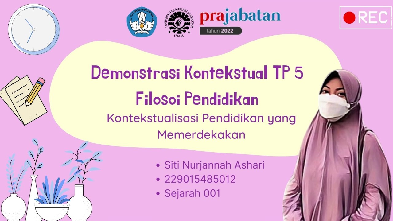 Demonstrasi Kontekstual TOPIK 5 [Filosofi Pendidikan Indonesia] - YouTube