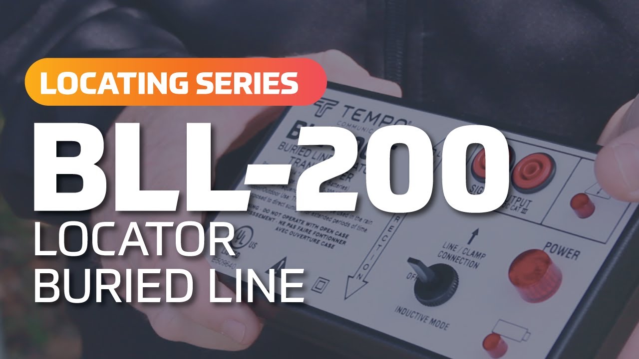 Tempo's BLL 200 Buried Line Locator - YouTube