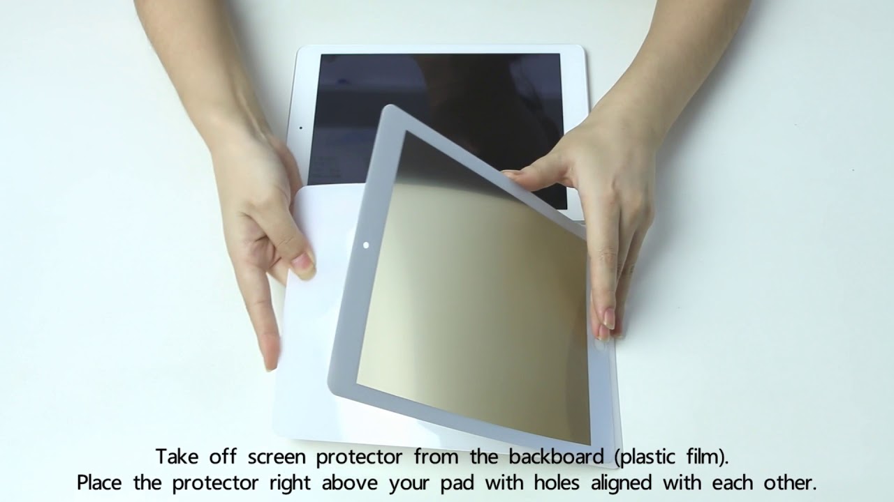 Tutorials video of film installation & Bubble free for PERFECTSIGHT iPad eye care screen ...