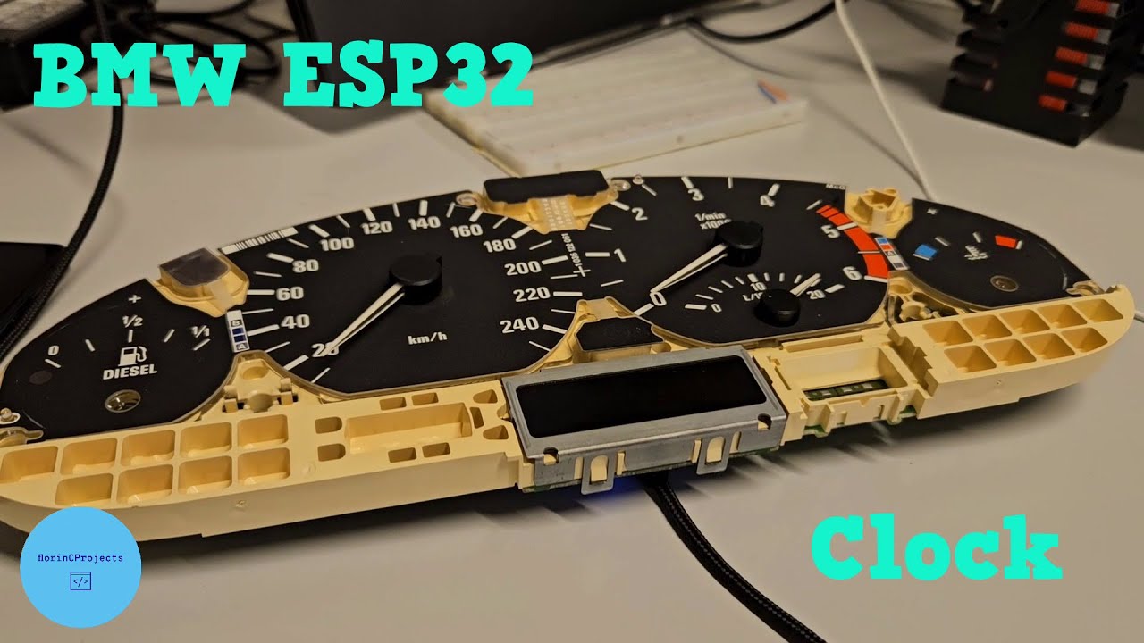 I Turned a Car Instrument Cluster into a Clock! | BMW e46 - YouTube