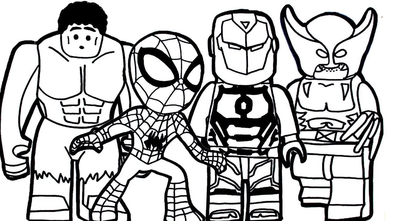 🔴🔴How to draw marvel's spidey and his amazing friends - LEGO Marvel ...
