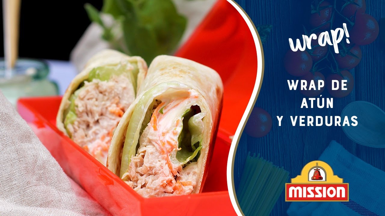 ¡WRAP DE ATÚN Y VERDURAS! - YouTube
