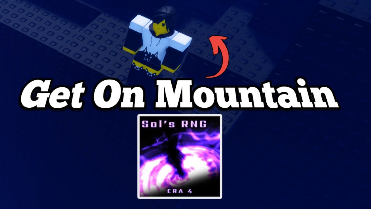 How to Get on Top of The Mountain in Sols Rng Roblox (Secret Quest ...