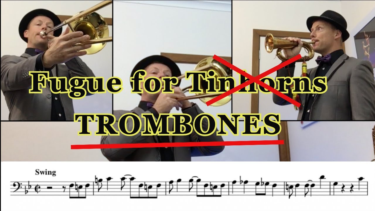 Fugue for Tinhorns - Trombone cover - YouTube