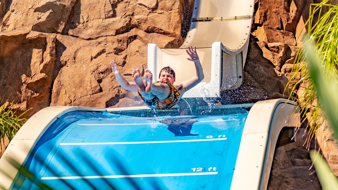 United States' first HIGH FLY Water Slide at Club Westside - YouTube