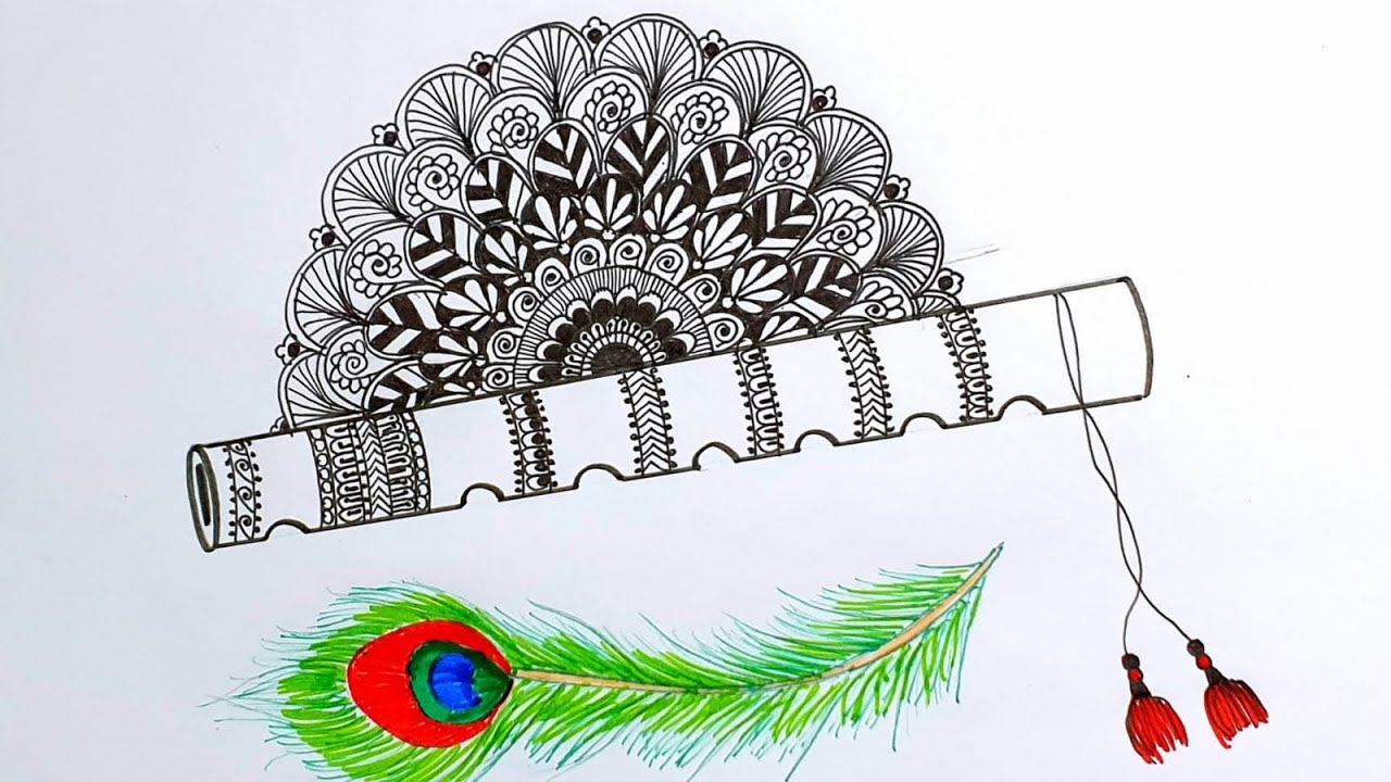 Flute Mandala Art 🖼 - YouTube