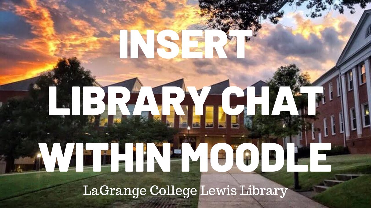 How to Embed Library Chat in Your LMS Classroom - YouTube