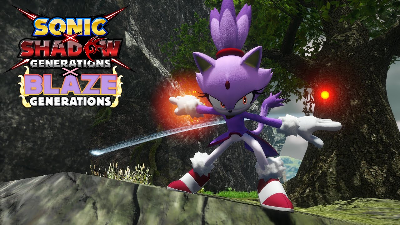 This Blaze Mod Looks GREAT In Sonic X Shadow Generations! - YouTube