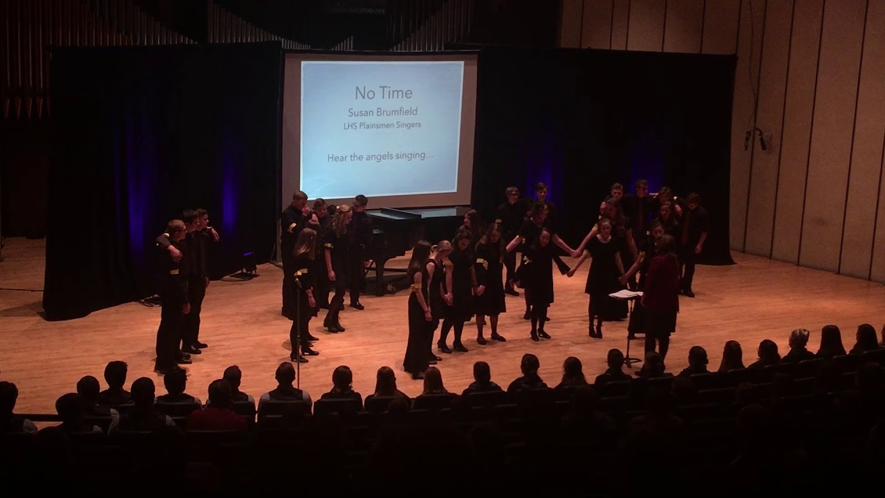 Laramie High School Plainsmen Singers - No Time - Susan Brumfield - YouTube