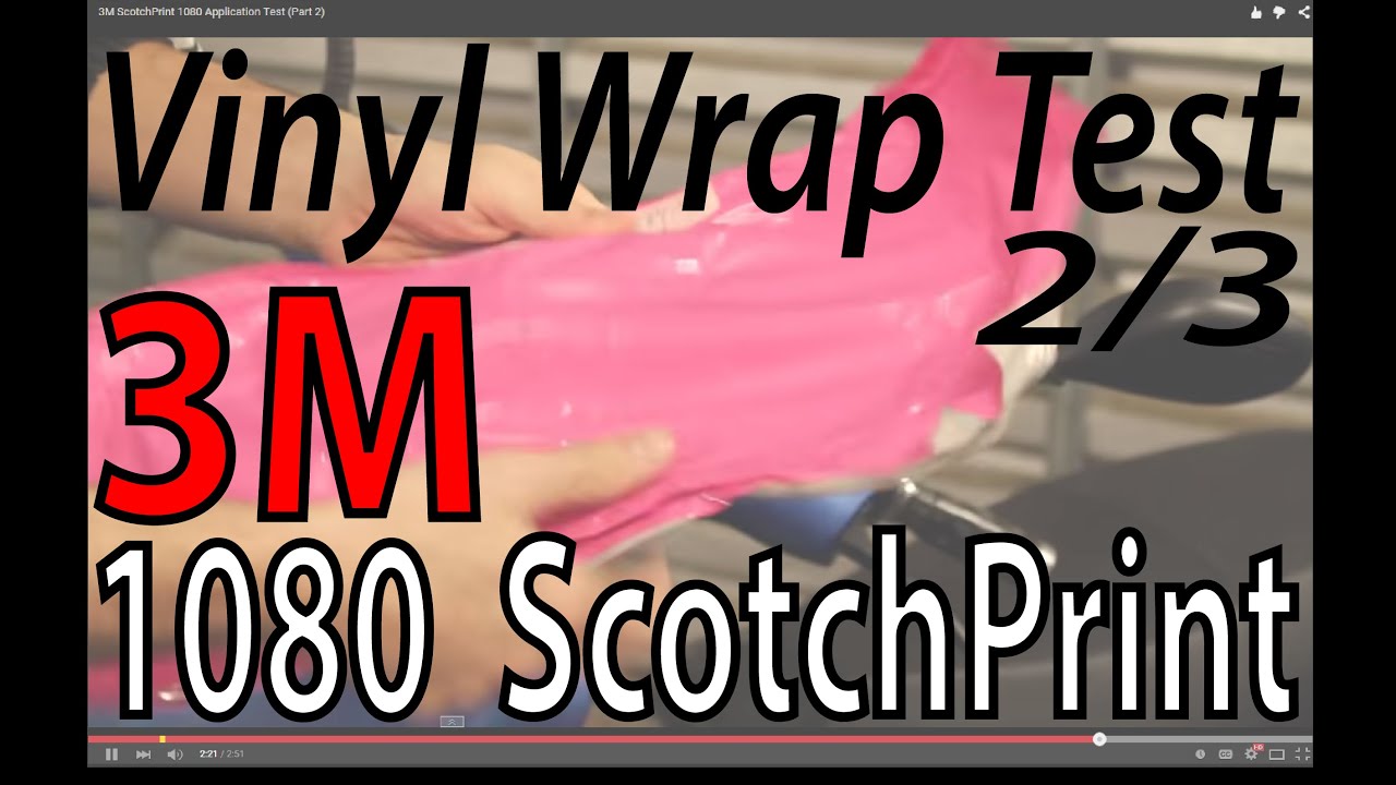 3M ScotchPrint 1080 Application (2/3) - YouTube