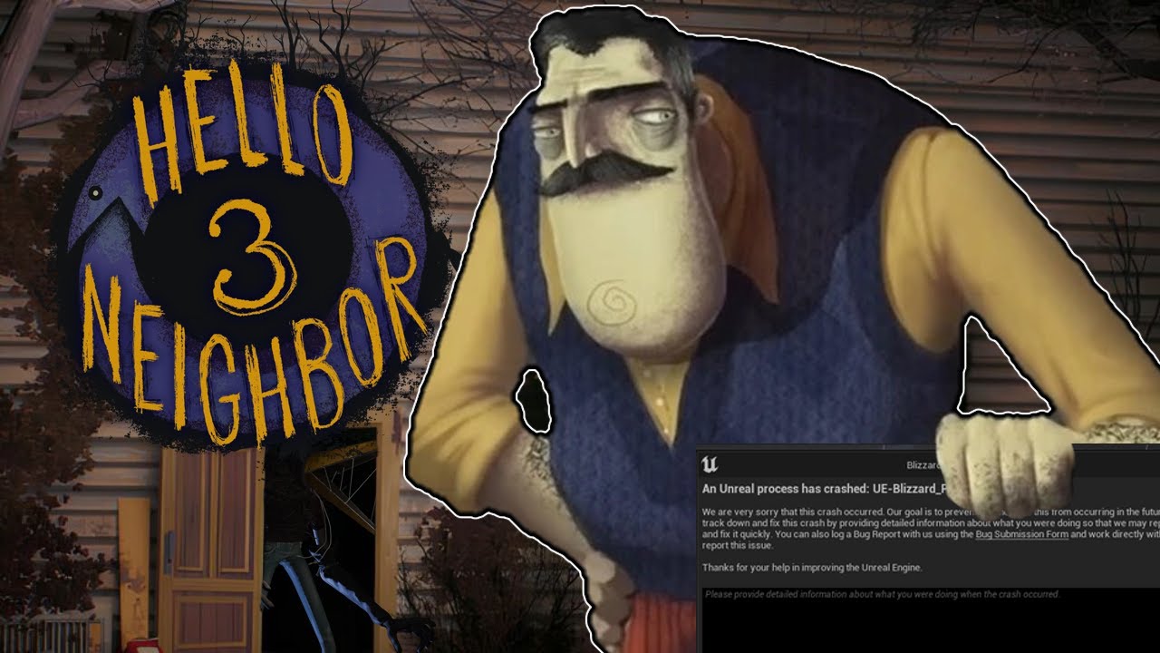 So they made a Hello Neighbor 3 prototype.. ITS BROKEN!!! - YouTube