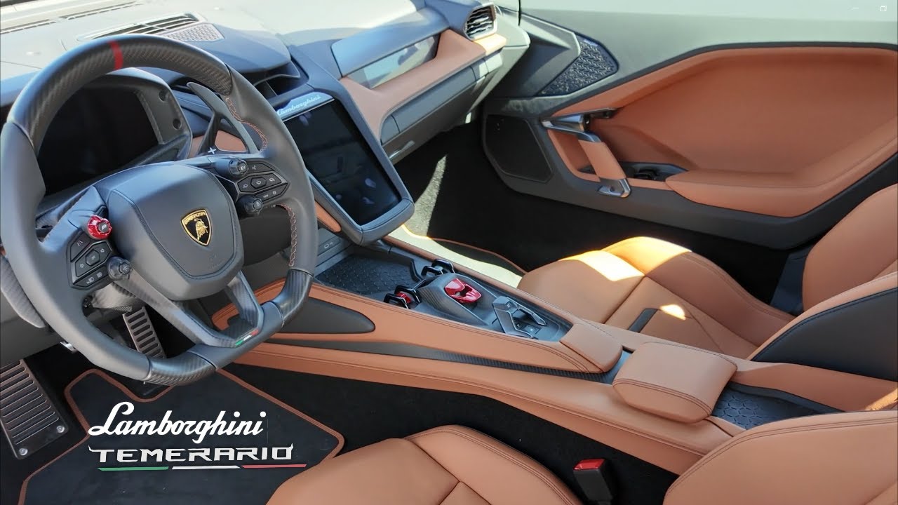 2025 Lamborghini Temerario Interior Cabin - YouTube