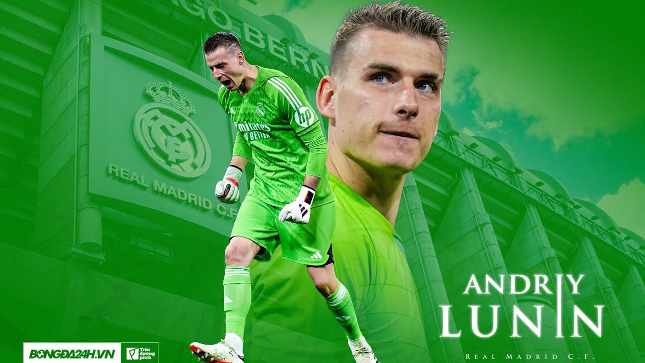 Andriy Lunin's best saves at Real Madrid in 2024 - YouTube