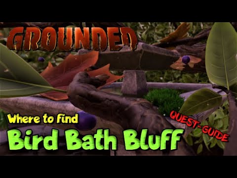 BIRD BATH BLUFF Location [QUEST-GUIDE] | Grounded Survival #019 [GER/DE ...
