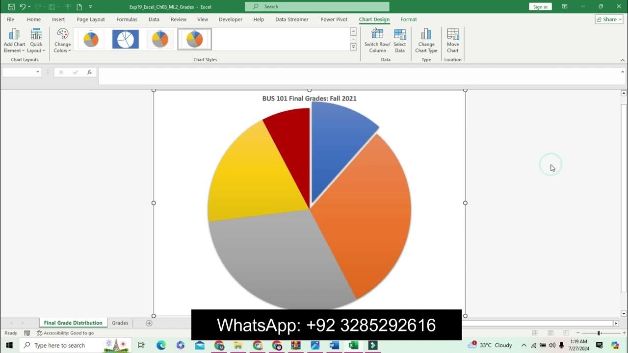 Exp19_Excel_Ch03_ML2_Grades | Excel Chapter 3 Mid-Level 2 Grades | Excel Ch03 Grades - YouTube