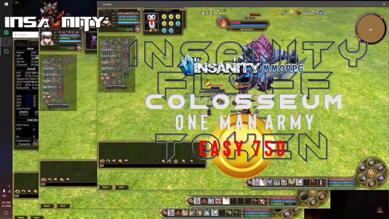 [Insanity FlyFF] Colosseum: One Man Army | Fly For Fun - YouTube