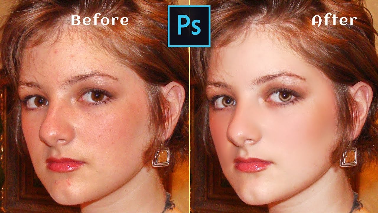 Beauty Face Retouching by the Easiest way of Dodging & Burning ...