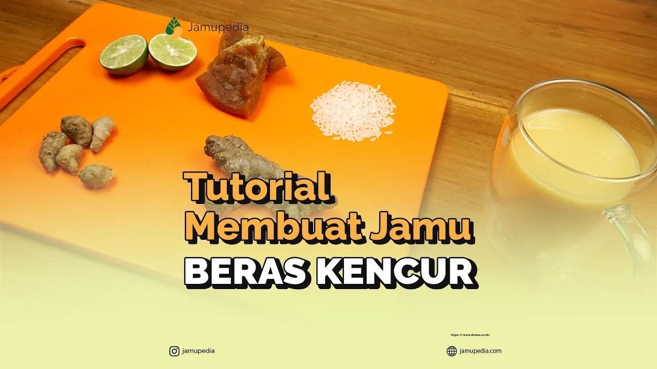 Tutorial Membuat Jamu Beras Kencur #DanaIndonesiana - YouTube