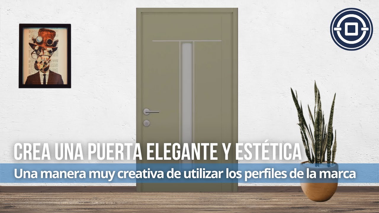 Puerta en Champagne Mate, un diseño sencillo con vista refinada - YouTube