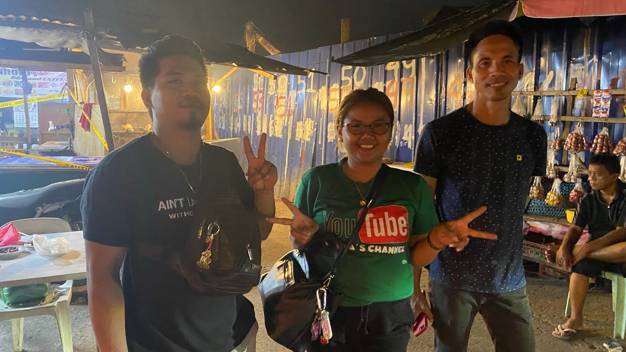 Dinner outside in Balay Inato / thank you aunty Lisa(loving subscriber ...