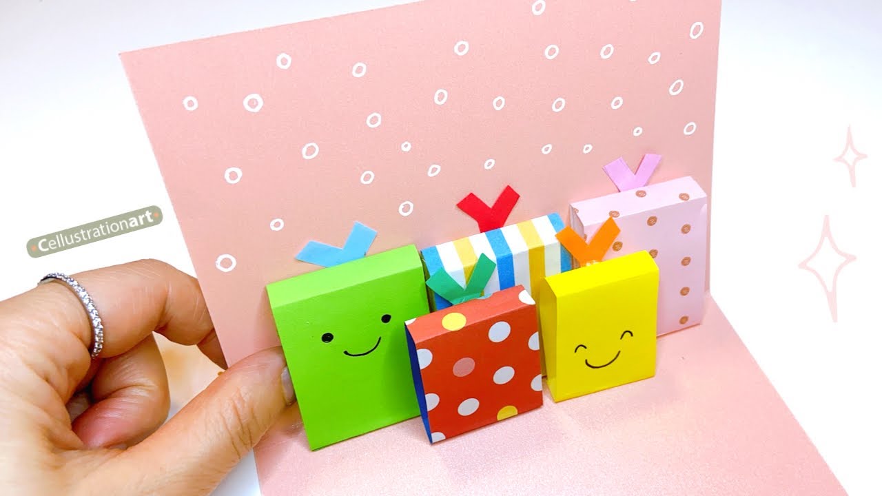 3D POP UP Card | DIY Greeting Card | Easy & Simple Handmade Cards - YouTube