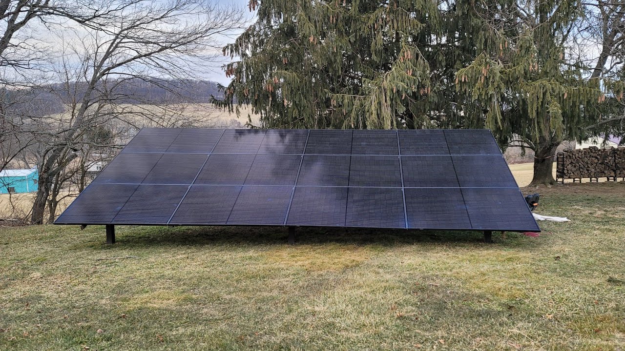 Solar Ground Array - YouTube