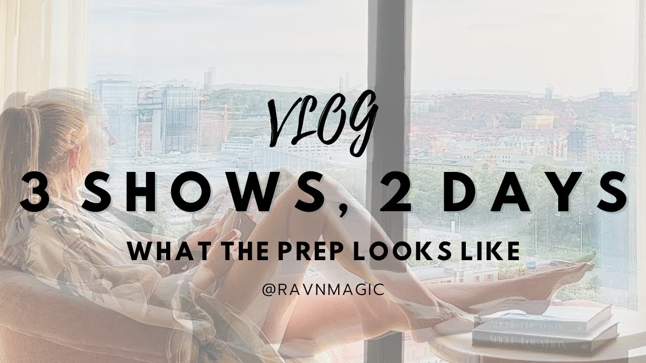 How To Get Ready For A Magic Show | VLOG With Three Shows In Two Days ...