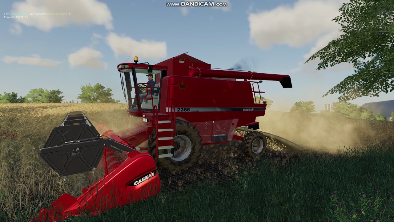 Farming Simulator 2019 JZD STRÁŽNICE Case IH 2388 Axial Flow + lišta ...